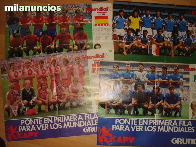 MIL ANUNCIOS.COM - 4 Posters Mundial Mexico 1986