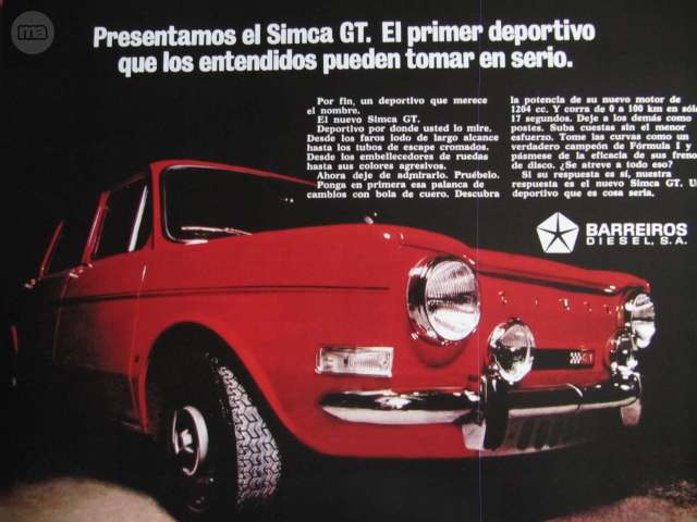 MIL ANUNCIOS.COM - Simca 1000 GT 900.Rally.