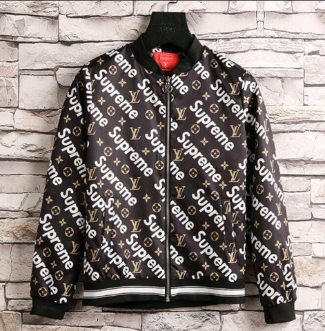 Venta > chamarra louis vuitton supreme mezclilla > en stock