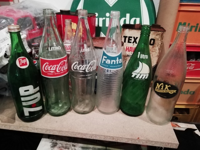 MIL ANUNCIOS.COM - Lote botellas antiguas refresco variadas